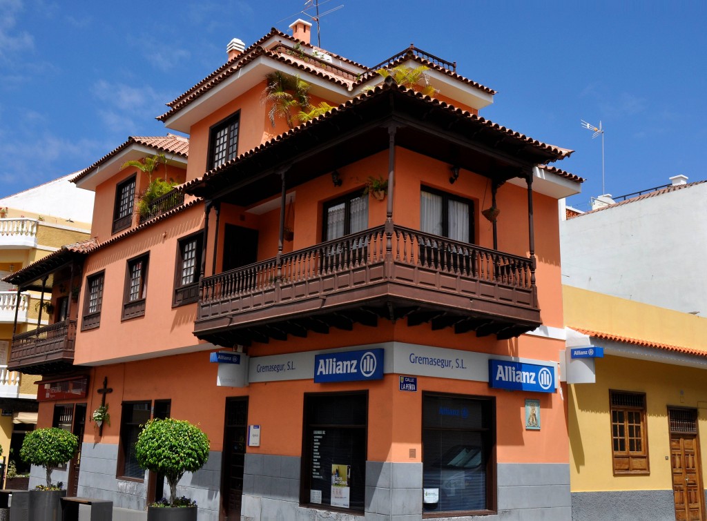 Foto: Fachada tipica - Puerto de la Cruz (Santa Cruz de Tenerife), España